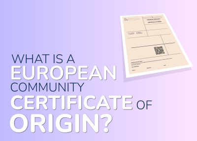 What is a European Community (EC) Certificate of Origin